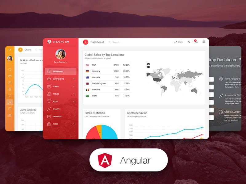 Купить Light Bootstrap Dashboard Angular2 на сайте Atom365.